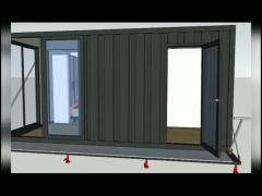 Maisons préfabriquées modernes 20Ft abordables expansibles de luxe