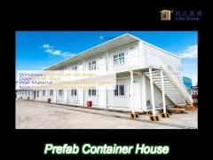 5800 x 5980 x 2580mm prefab container house 4000kg waterproof modular container house
