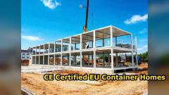 CE Certified Flat Pack Container House for EU Projects
