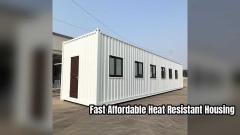 Foldable Container Homes Heat Resistant Modular Housing