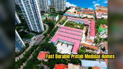 Durable Prefab Modular Homes Fast Assembly and Shockproof