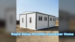 Rapid Setup Flat Pack Container House Portable Living