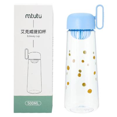 China De blauwe Fles van de Mond102g 0.5L Sporten van het Octrooicertificaat Vlotte Te koop