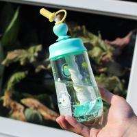 China 450ml Shake Water Bottle With Straw Stirring Function for sale