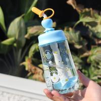 China 450ml Shake Water Bottle With Straw Stirring Function for sale