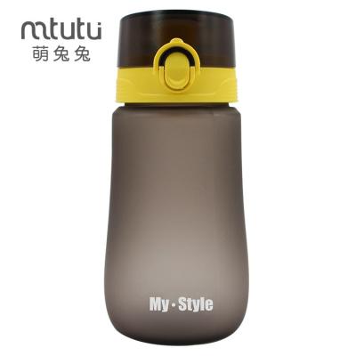 Cina Lo stile Matte Texture Plastic Portable Water di modo imbottiglia la capacità 450ml in vendita