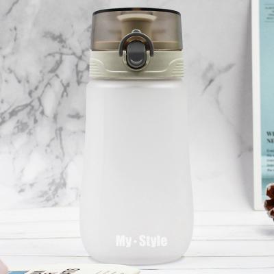 Cina Lo stile Matte Texture Plastic Portable Water di modo imbottiglia la capacità 450ml in vendita