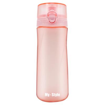 Cina Matte Texture Plastic Portable Water imbottiglia con il coperchio personale della bottiglia in vendita