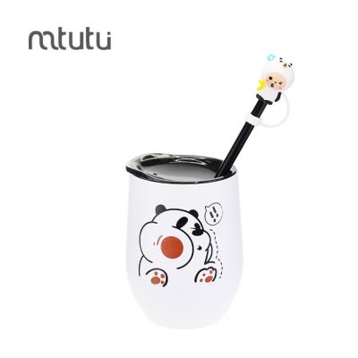 China 280ml 10OZ Thermos Cup Creative Double Wall Vacuum Insulated Water Bottle for sale