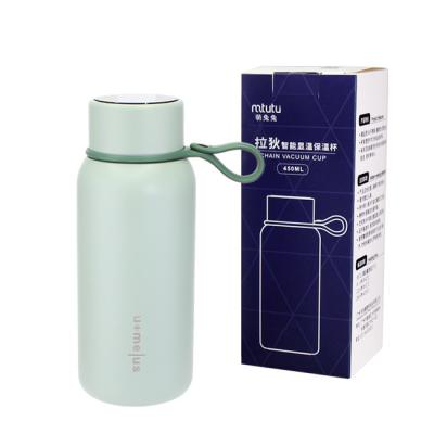 Cina la temperatura del touch screen di 450ml 15OZ LED visualizza la tazza astuta del termos in vendita