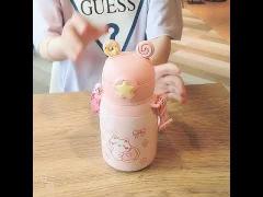 304 Stainless Steel Children‘S Thermos Cup With Adjustable Strap