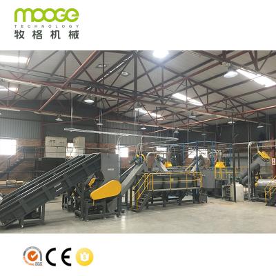 Cina Pianta di riciclaggio lavante di plastica 50hz della rafia della macchina 300-5000kg/H pp in vendita
