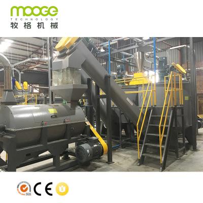 Cina Pianta di riciclaggio lavante di plastica 50hz della rafia della macchina 300-5000kg/H pp in vendita
