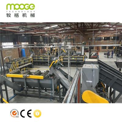 Cina 500-5000kg/H linea lavante di riciclaggio di plastica di lavaggio del film della pianta HRB in vendita