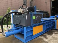 China Hydraulic Horizontal Waste Straw Baler Compactor 20-80 Ton Pressing Force for Plastic Cardboard for sale