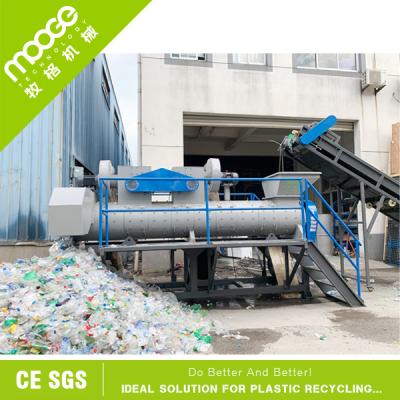 Cina Alta efficienza 500kg/H Peeler automatico della macchina del dispositivo di rimozione dell'etichetta dell'ANIMALE DOMESTICO di Delabelling in vendita