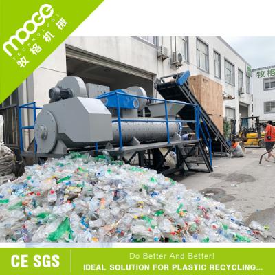 Cina Alta efficienza 500kg/H Peeler automatico della macchina del dispositivo di rimozione dell'etichetta dell'ANIMALE DOMESTICO di Delabelling in vendita
