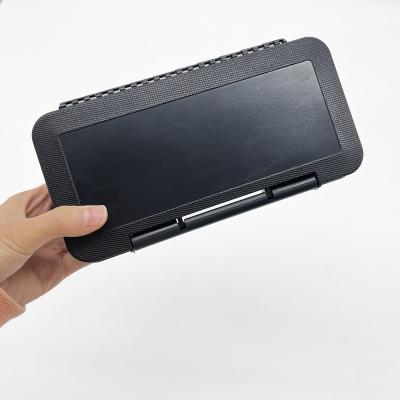 China Top Selling ABS Humidity Controlled High Quality Black Humidor Plastic Cigar Box From China Supplies factory