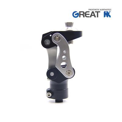 China Aluminium7075 Polycentric Four Bar Mechanical Knee Joint Pyramidal Connection en venta