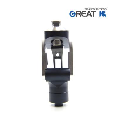 China Aluminium7075 Polycentric Four Bar Mechanical Knee Joint Pyramidal Connection en venta