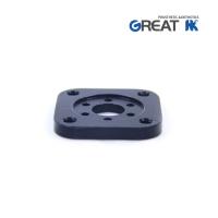 China Aluminium 7075 Lower Limb Prosthetic Components Socket Plate For Shuttle Lock for sale