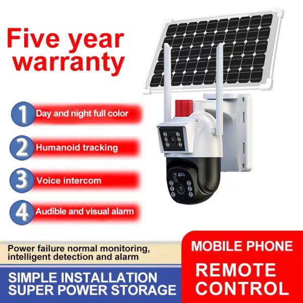 Quality 1080P Solar Powered Wireless Pasture Security Camera for Indoor and Outdoor Use for sale