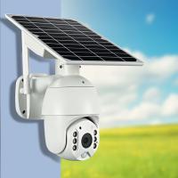 China 1080p Wireless Solar Security Camera IP66 Weatherproof PTZ with Two-Way Audio for Outdoor Home Surveillance for sale