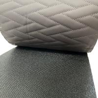 Quality Dustproof Non Slip Embroidery PVC Leather For Upholstery / Sofa Making for sale