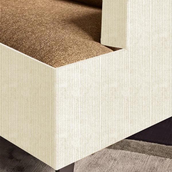 Quality Gray Self Adhesive Cat Scratching Mat 4mm Thickness Removable Cat Scratch Pad For Door for sale