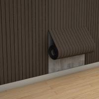 Quality Waterproof Elastic IXPE PVC Grille Panel Wood Grain For School Decor for sale