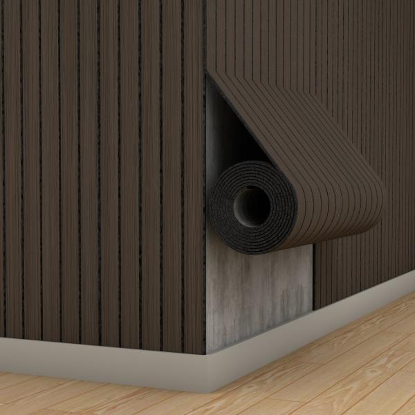 Quality Stain Resistant Self Adhesive Wall Panels IXPE Slat Wall Wallpaper For Office Building Decor for sale