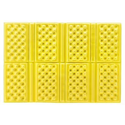 China Orange / Yellow Folding Camping Seat Mat 8 Folds Thermal Seat Pads For Picnic for sale