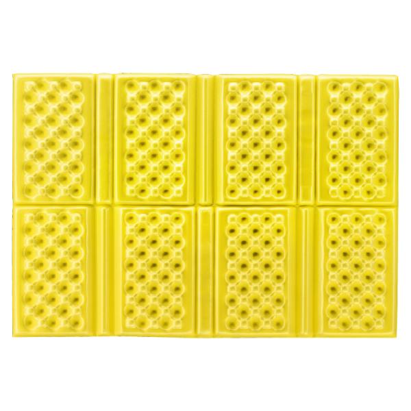 Quality Orange / Yellow Folding Camping Seat Mat 8 Folds Thermal Seat Pads For Picnic for sale