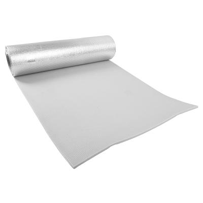 China Waterproof Double-sided Aluminum Foil Sleeping Foam Pad Camping Mat Roll for sale