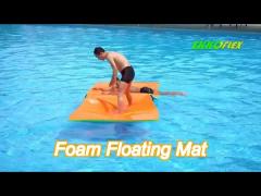 closed cell xpe foam floating mat water pad tear resistant custom size for pool and boat