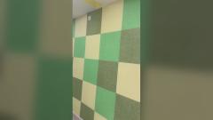 Self-adhesive showing wall foam wallpaper