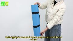 Single foam sleeping mat