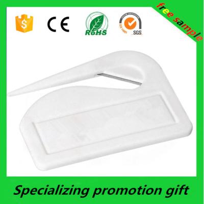China Multi Color Plastic Plastic Letter Opener Knife With Logo Printed for sale