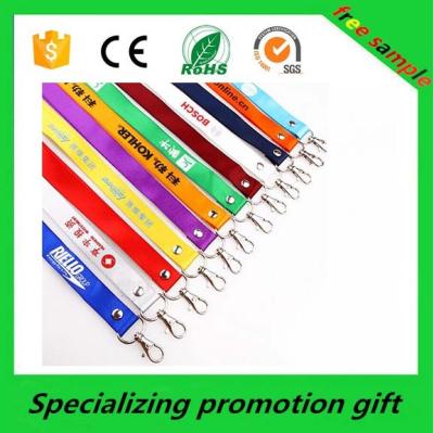 China Polyester / Nylon / Bamboo Leather ID Badge Card Holder With Neck Strap for sale