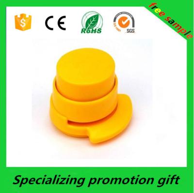 China Cute blue / green / white plastic case metal stapler with no nail 60*60*50mm for sale