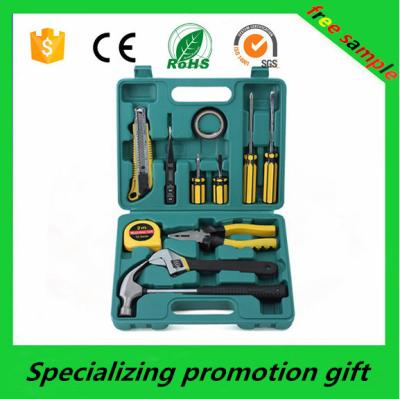 China Multifunctional Portable Promotional Tool Kits 12pcs Emergency Hand Tool Set for sale