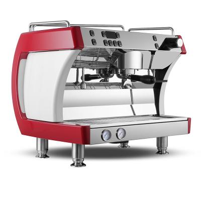 China Cafe Semi Auto Single Group Coffee Machines 48KG With LED Backlight for sale