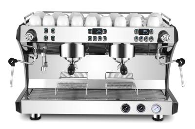 Κίνα Διπλή εμπορική Espresso ομάδας πολυ μηχανή καφέ λεβήτων 220V 4200W προς πώληση