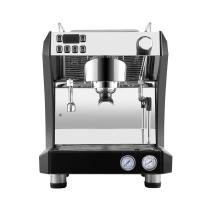 China Rotary Single Group Commercial Espresso Machine 3200W 5.25L Steam Boiler Red for sale