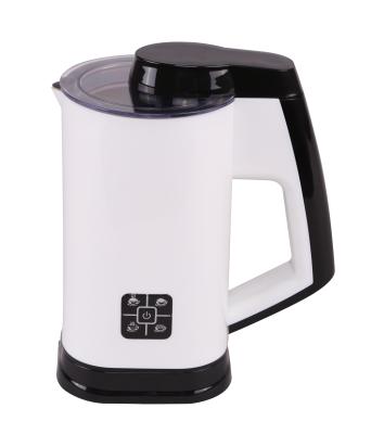 China Alloggio di plastica 160ml 260ml del latte di Frother del cappuccino del vapore domestico elettrico del latte for sale
