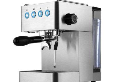 China 15 Bar Ulka Pump Espresso Maker Coffee Machine Digital Button For Office for sale