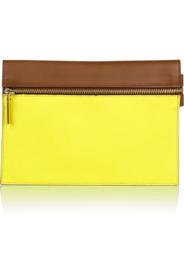 China Genuine Leather Colorful Ladies Clutch Wallets / Summer Purses With Embossed Logo for sale