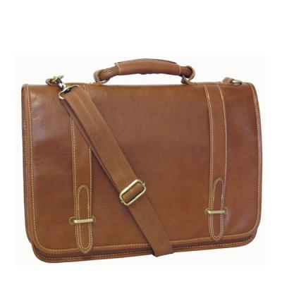Cina Borsa di cuoio del Crossbody degli uomini italiani d'annata anziani/cartella di cuoio funzionale in vendita