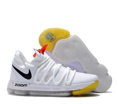 China K D Replica Shoes,Wholesale Cheap Off-White X KD 10 White / Black / Yellow for sale