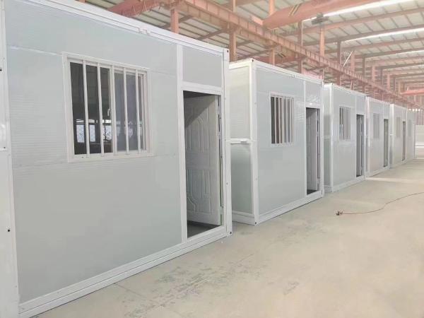Quality 20ft 40ft Prefab Folding Container Homes with Q235/Q345 Light Steel Frame for sale